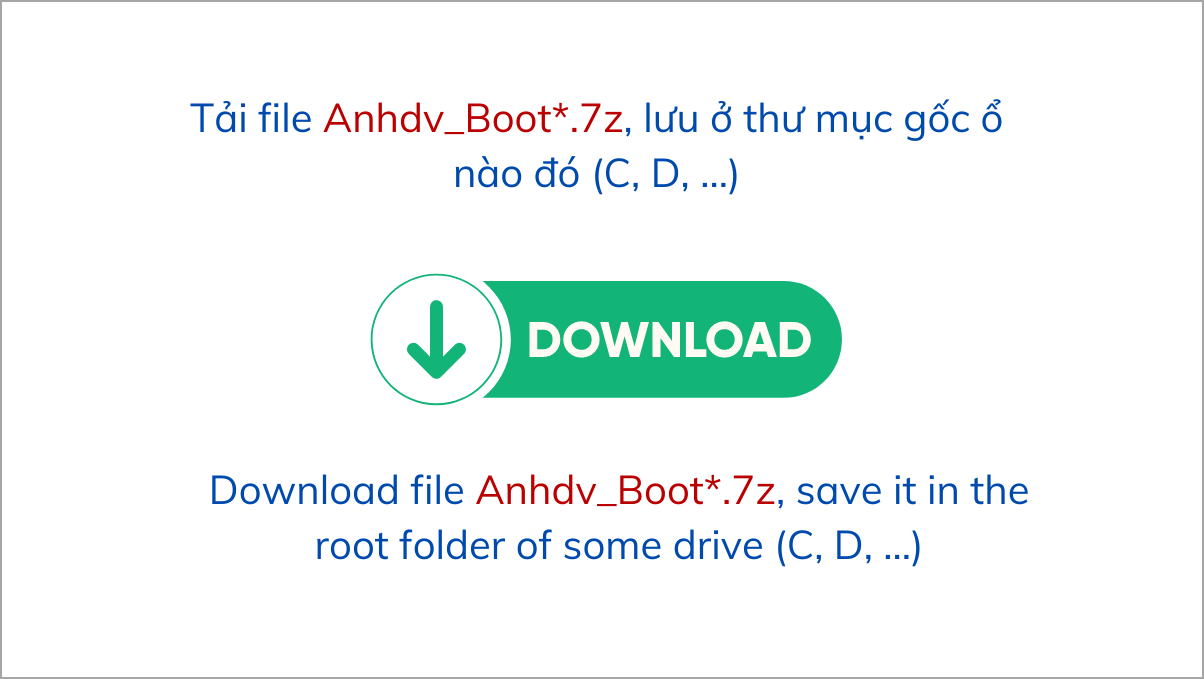 Create boot for USB with One Click Anhdv Boot | Anhdv Boot