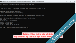 Tạo boot cho USB, ổ cứng di động với 1 click Anhdv Boot | Anhdv Boot