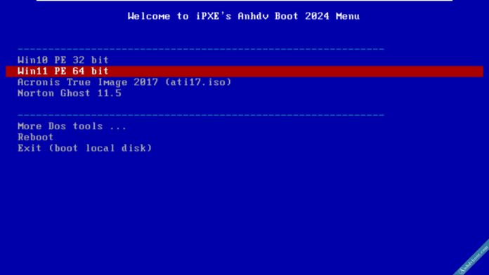 Boot qua mạng LAN với Anhdv Boot Premium | Anhdv Boot