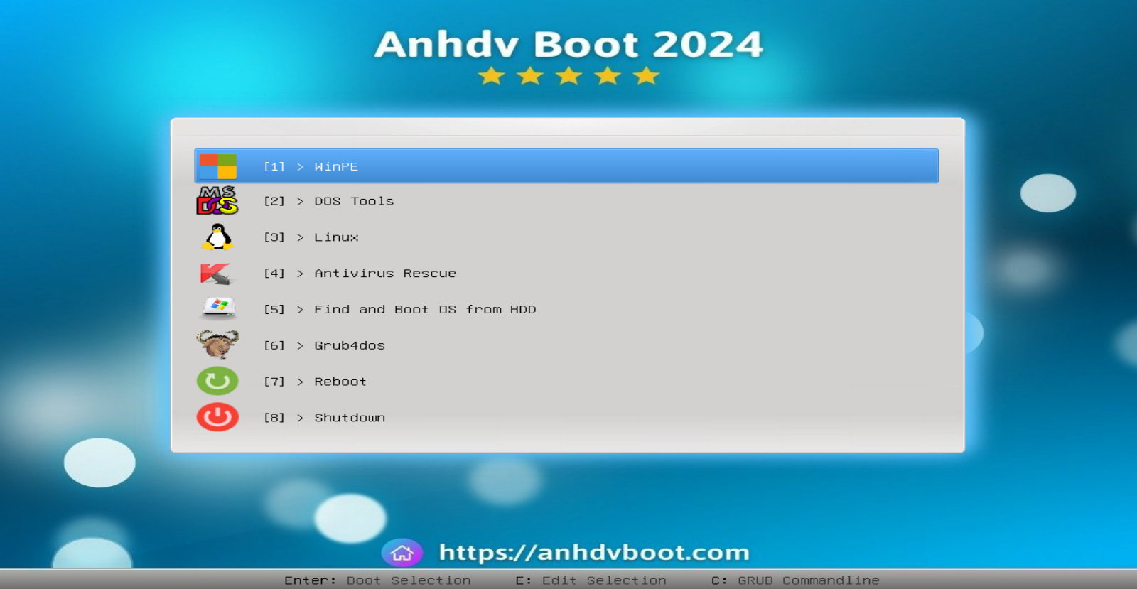 Cách sử dụng Anhdv Boot – Mini Windows | Anhdv Boot