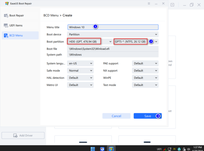 Fix Windows Not Booting Error With Easeus Partition Anhdv Boot